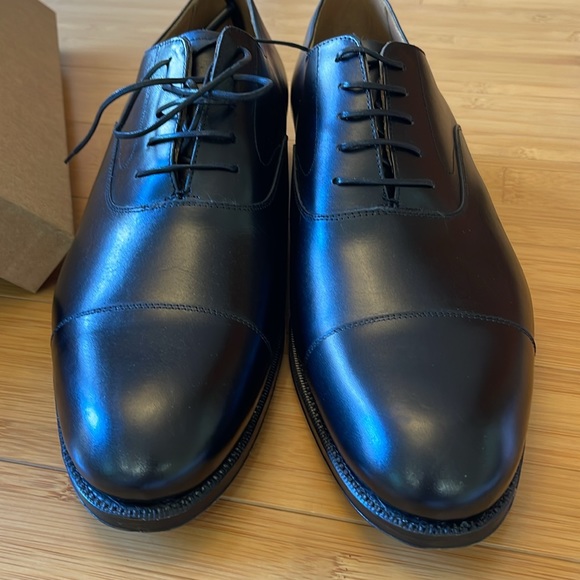 Meermin | Shoes | Meermin 1198 Black Calf French Boxcalf Cap Toe Oxford ...